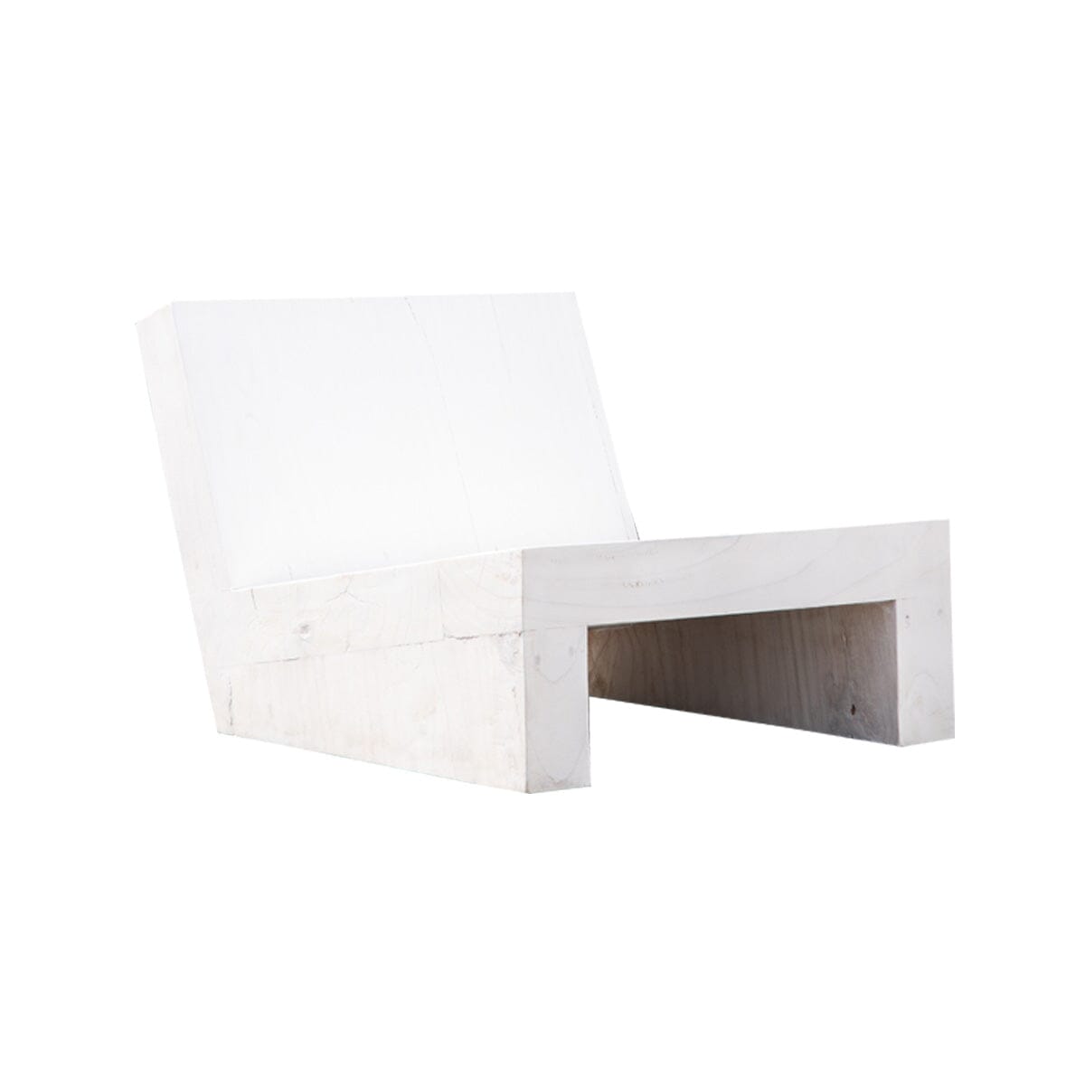 Slab Chair - Whitewash